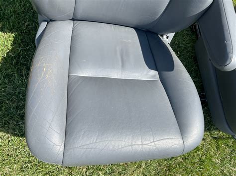 2000 06 Toyota Tundra Front Leather Dark Gray Bucket Seats X Sp Genuine