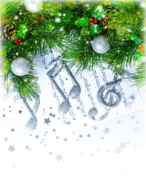 Christmas Treble Clef Photograph By Anna Om Fine Art America