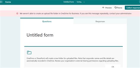 Microsoft Form Form At Group Are Not Able To Use Upload File