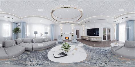 360° View Of 3d Visualization Of A House In Altan Alamy