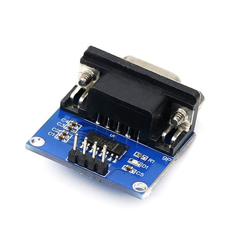 Meuctiffy Max3232 Rs232 To Ttl Serial Port Converter Module Female Db9