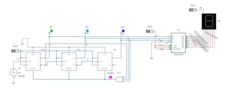 Modulus Counter Multisim Live