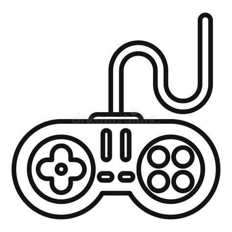 Retro Gamepad Controller Featuring Wired Connection For Gaming Stock