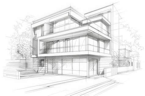 Premium Photo Modern Architecture Building Construction Perspective