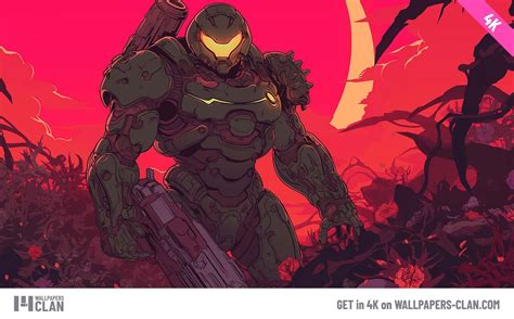 Doom Wallpaper 4k  Funny Free