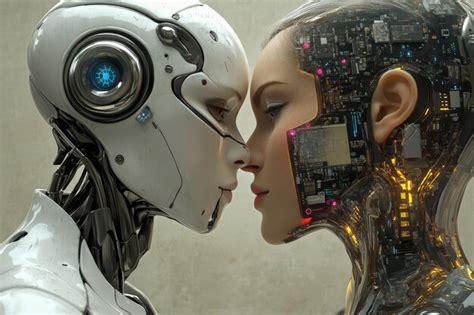 Ai Integration Neural Activity Hybrid Mind And Cyber Interface Man And