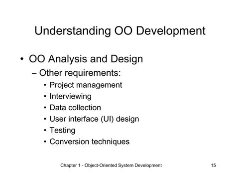 Ppt Chapter 1 Object Oriented System Development Powerpoint Presentation Id 1797355