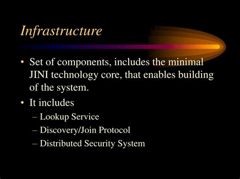 PPT Dynamic Distributed Systems Using JINI PowerPoint Presentation Free Download ID 5129112