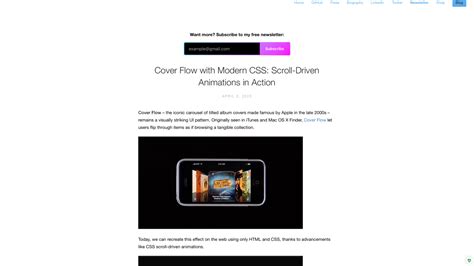 Day 100 Coverflow Effect In Pure Css By Addy Osmani