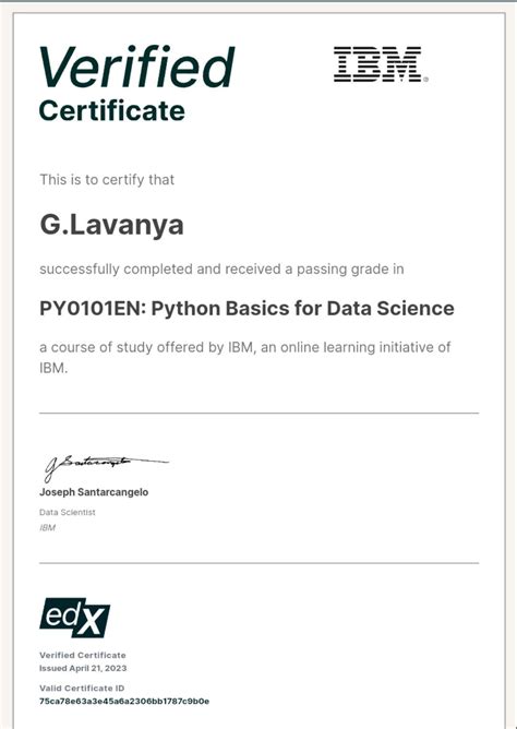 Python Basics For Data Science Lavanya G