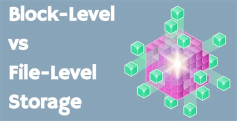 block vs file level storage pros cons and differences