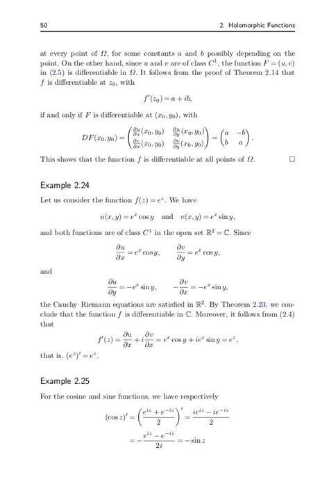 Complex Analysis And Differential Equation