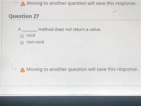 Solved Question 26 Given The Following Method Static Void Chegg
