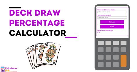 Deck Draw Percentage Calculator