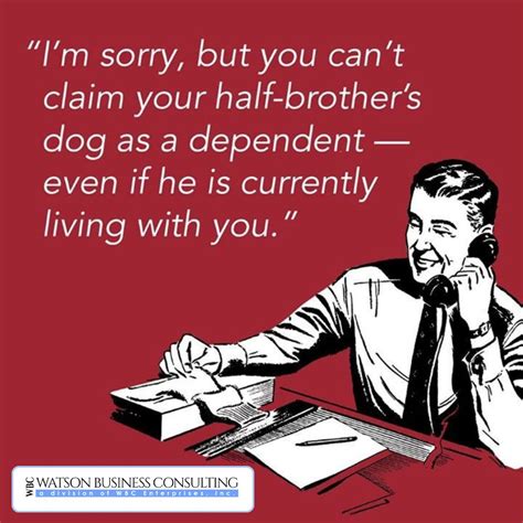 Nishon Watson On Linkedin Taxhumor Dependents Wbcenterprises