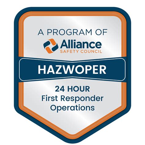 Hazwoper 24 Hour First Responder Operations Credly