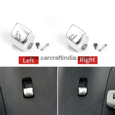 Car Craft C Class Seat Adjustment Button Cover Compatible With Mercedes C Class Seat Adjustment