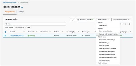 Console Based Access To Windows Instances Using Aws Systems Manager Fleet Manager Aws Cloud