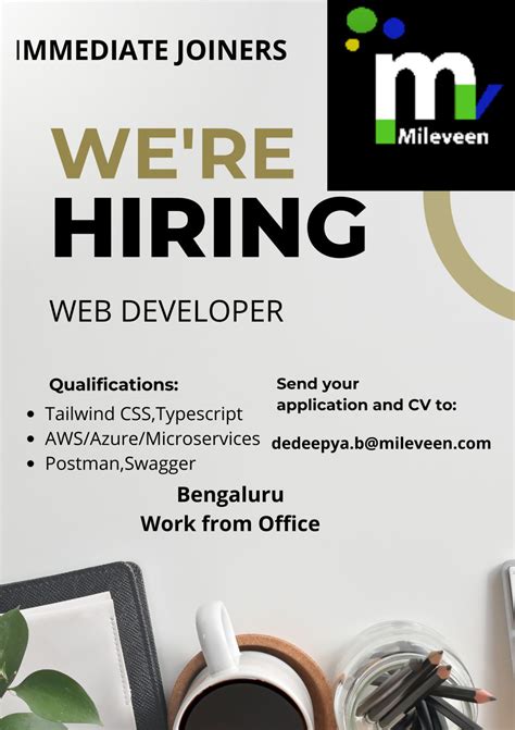 Urgenthiring Webdeveloper Frontenddeveloper Fullstackdeveloper