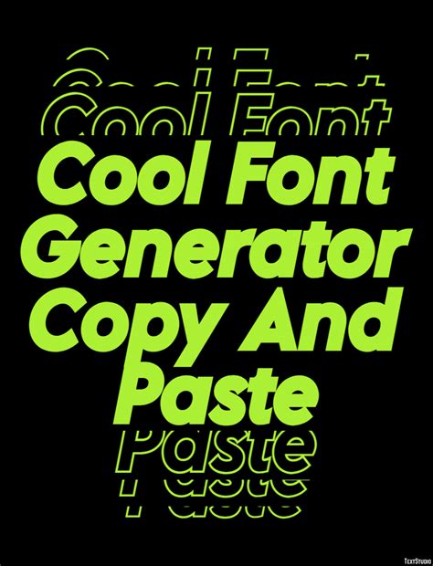 Cool Font Generator Copy And Paste Text Effect And Logo Design Font