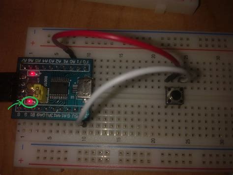 C Led Blinks Even When I Dont Press The Button Electrical