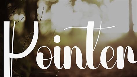 Pointer Font Download Free For Desktop And Webfont