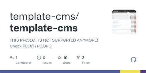 Github Template Cms Template Cms This Project Is Not Supported Anymore Check Flextype Org