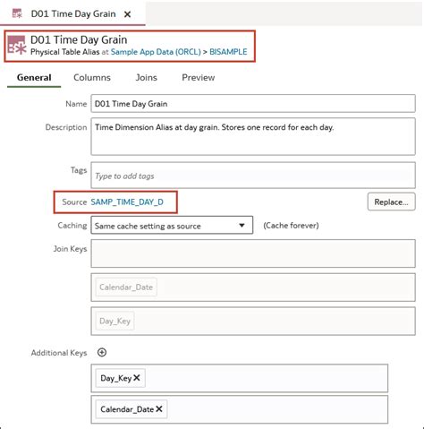 Physical Table Alias