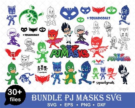Pj Masks Svg Bundle Pj Masks Svg Pj Masks Vector Pj Mas Inspire Uplift