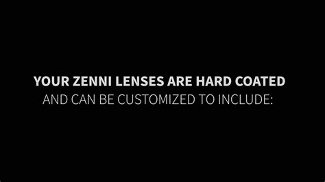 Zenni Facts Customized Lens Coating Youtube