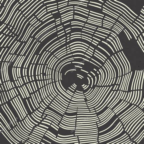 Tree Rings Background Stock Vector By Pashabo