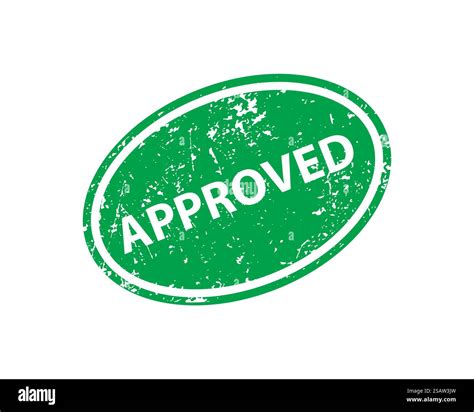 Approved Sign Sticker Stamp Vector Texture Approved Sign Sticker Stamp Vector Texture Stock