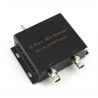 Buy 2 Port HD SDI Splitter 1X2 SD SDI Video Splitter 1080p Repeater Extender Online 6039 From