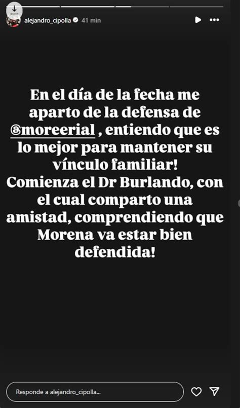 Alejandro Cipolla Reveló Por Qué Jorge Rial Lo Corrió De La Defensa De Morena Y Lo Contrató A