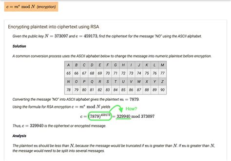 VIDEO Solution Encrypting Plaintext Into Ciphertext Using RSA Given