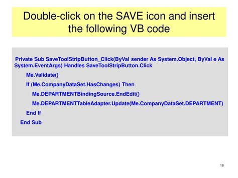 Ppt Visual Studio Using The Datagridview Control Powerpoint