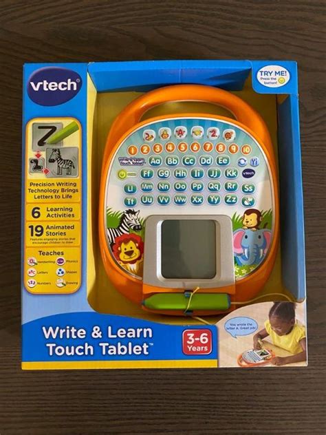 VTECH Write Learn Touch Tablet 兒童孕婦用品 嬰兒玩具 Carousell