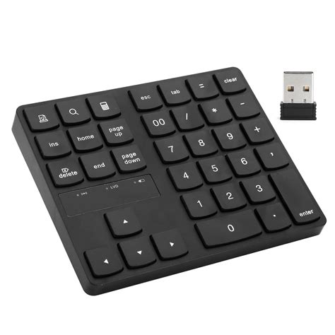 Mini Numeric Keypad 35 Keys 2 4g Wireless Ultra Slim Portable Keyboard Computer Supplies