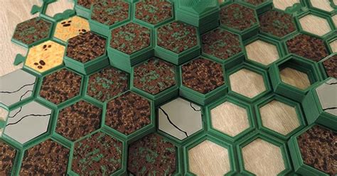 scenic 3d hex terrain for maghex terrain tiles by ignis veneficus