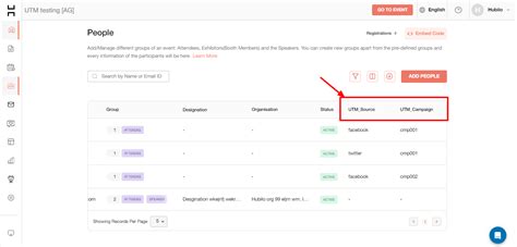 UTM Code Mapping Hubilo Knowledge Centre