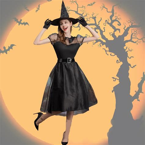 Sexy Witch Costume Orange