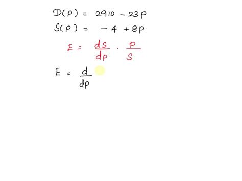 solved assume that the demand curve d p given below is the market