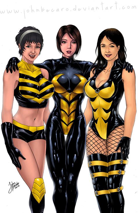 Commission The Wasp Corps Comics Girls Superhero Comic Avengers Girl