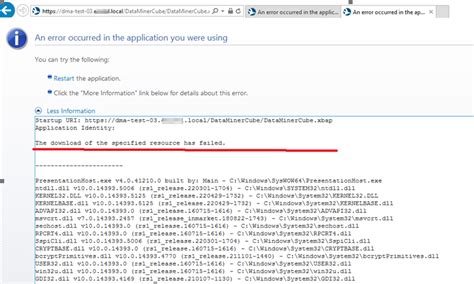 Problem With Connection To Dma Dataminer Dojo