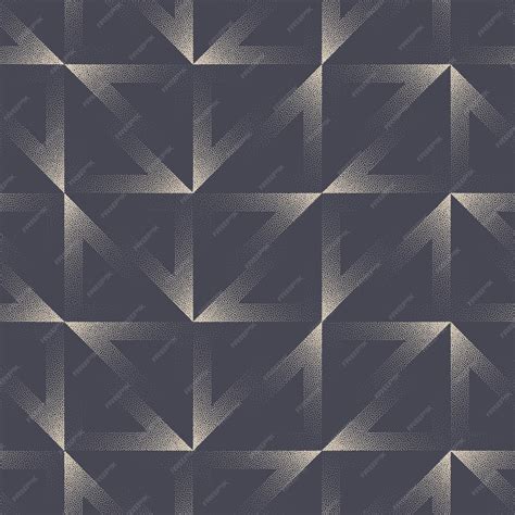 Premium Vector Geometric Triangular Grid Seamless Pattern Dot Wok