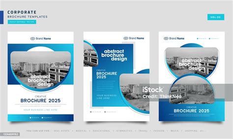 부동산 브로셔 플라이어 템플릿 레이아웃 배경 디자인 소책자 전단지 흰색 주황색 및 파란색 기하학적 배경 템플릿 A4 크기로 기업