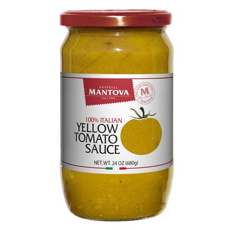 Mantova Yellow Tomato Sauce 24 Oz Pack Of 2 Product Of Italy