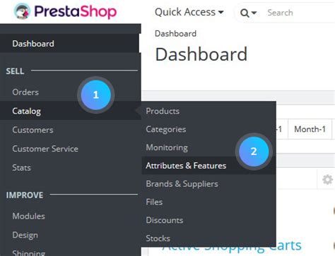 PrestaShop How To Manage Attributes And Features Zemez Support