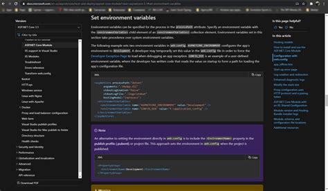 Net Specifying Aspnetcore Environment In Web Config Doesn T Have Any Effect Issue