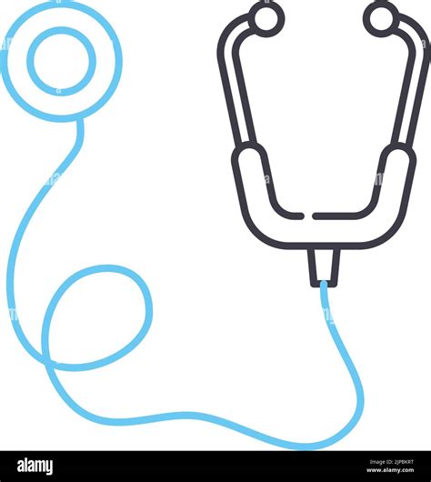 Plaster Line Icon Outline Symbol Vector Illustration Concept Sign